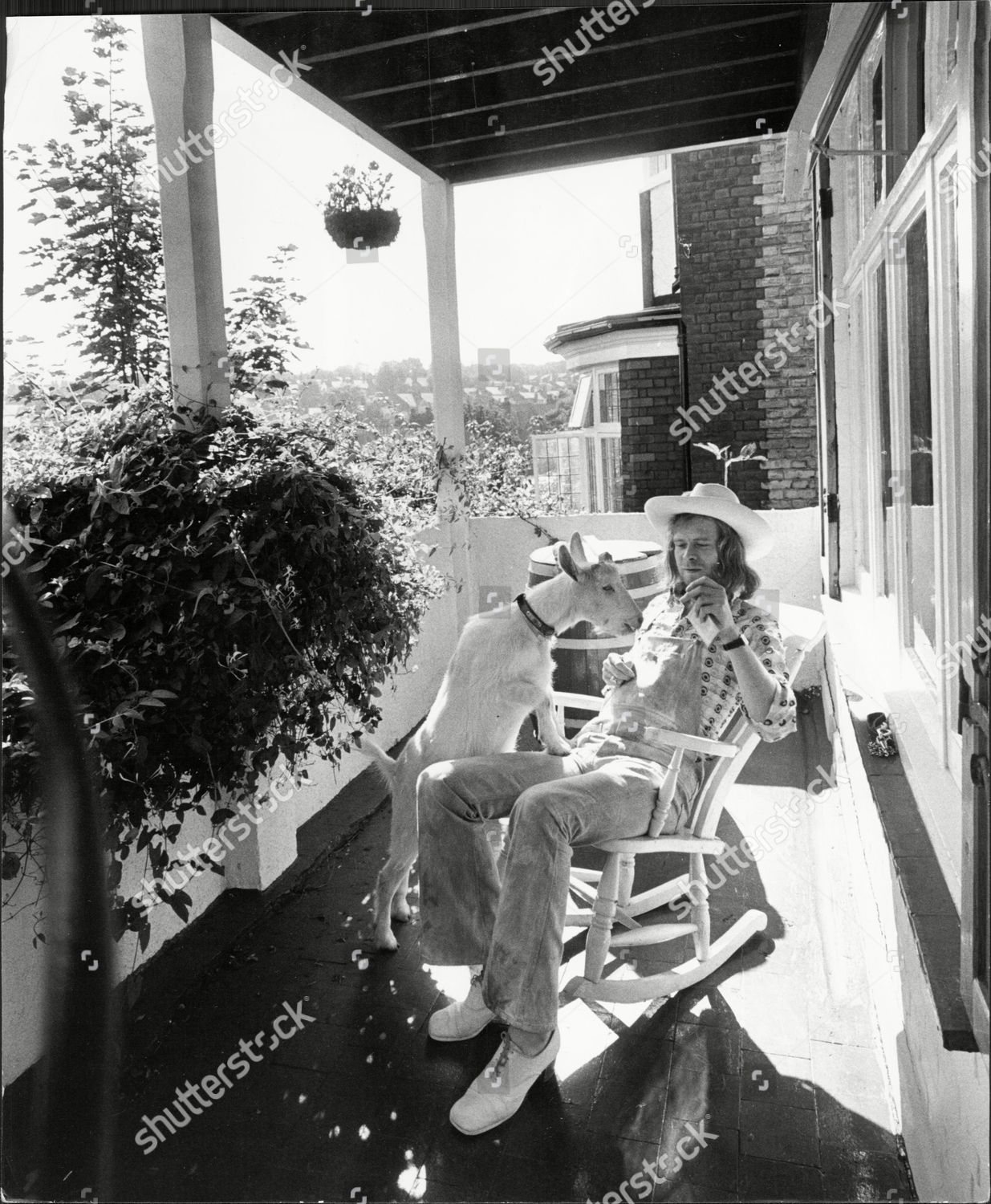 Singer Long John Baldry His Pet Editorial Stock Photo - Stock Image ...