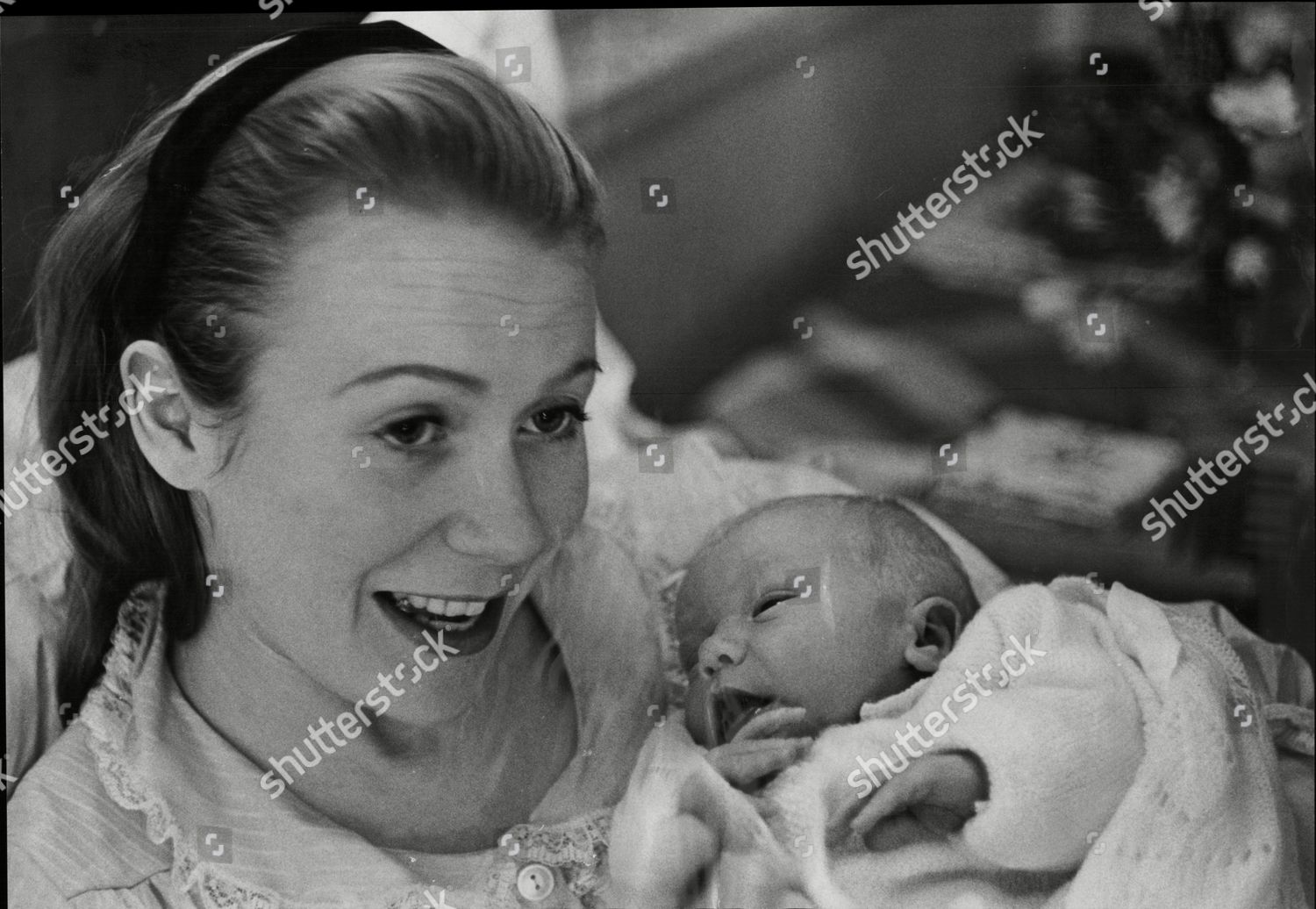 Juliet Mills Actress Wit Baby Son Editorial Stock Photo - Stock Image ...