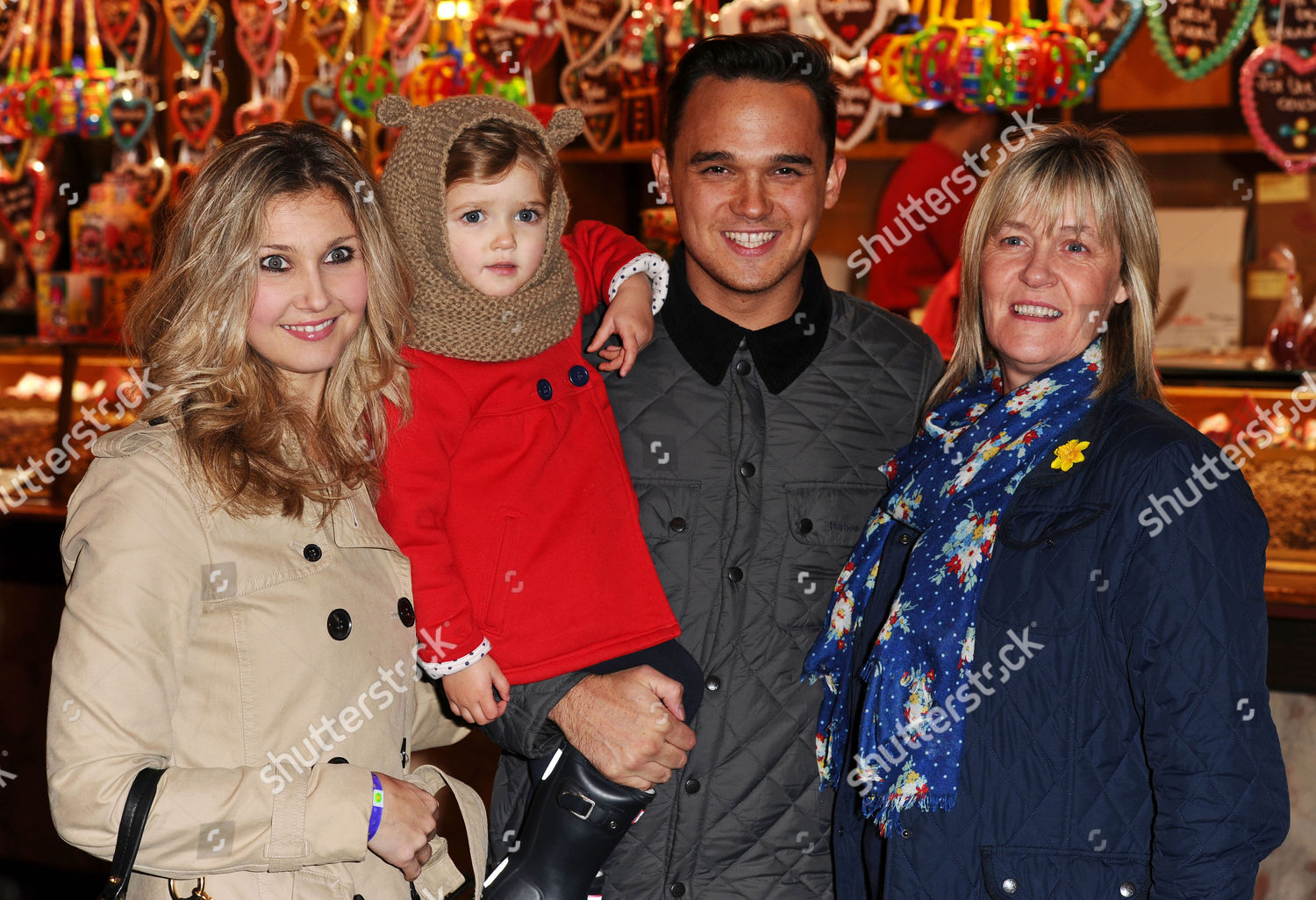 Gareth Gates Wife Suzanne Daughter Missy Editorial Stock Photo - Stock ...