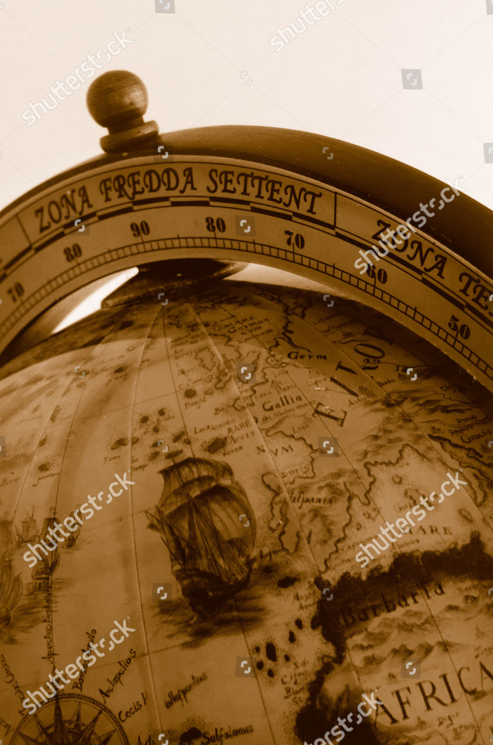 Old Globe Map World Editorial Stock Photo - Stock Image | Shutterstock