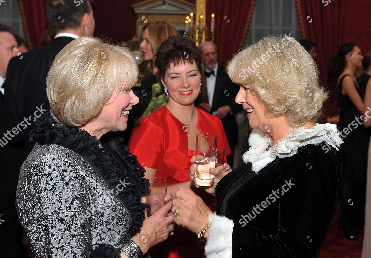 Camilla Duchess Cornwall Talks Actress Wendy Editorial Stock Photo ...