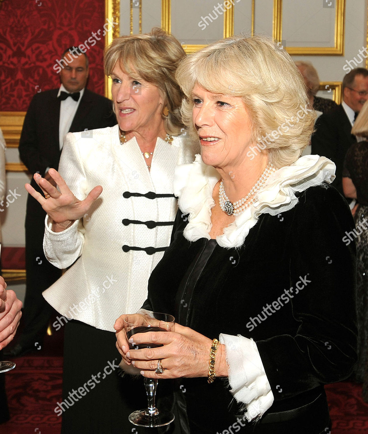 Camilla Duchess Cornwall Sister Annabel Elliott Editorial Stock Photo ...