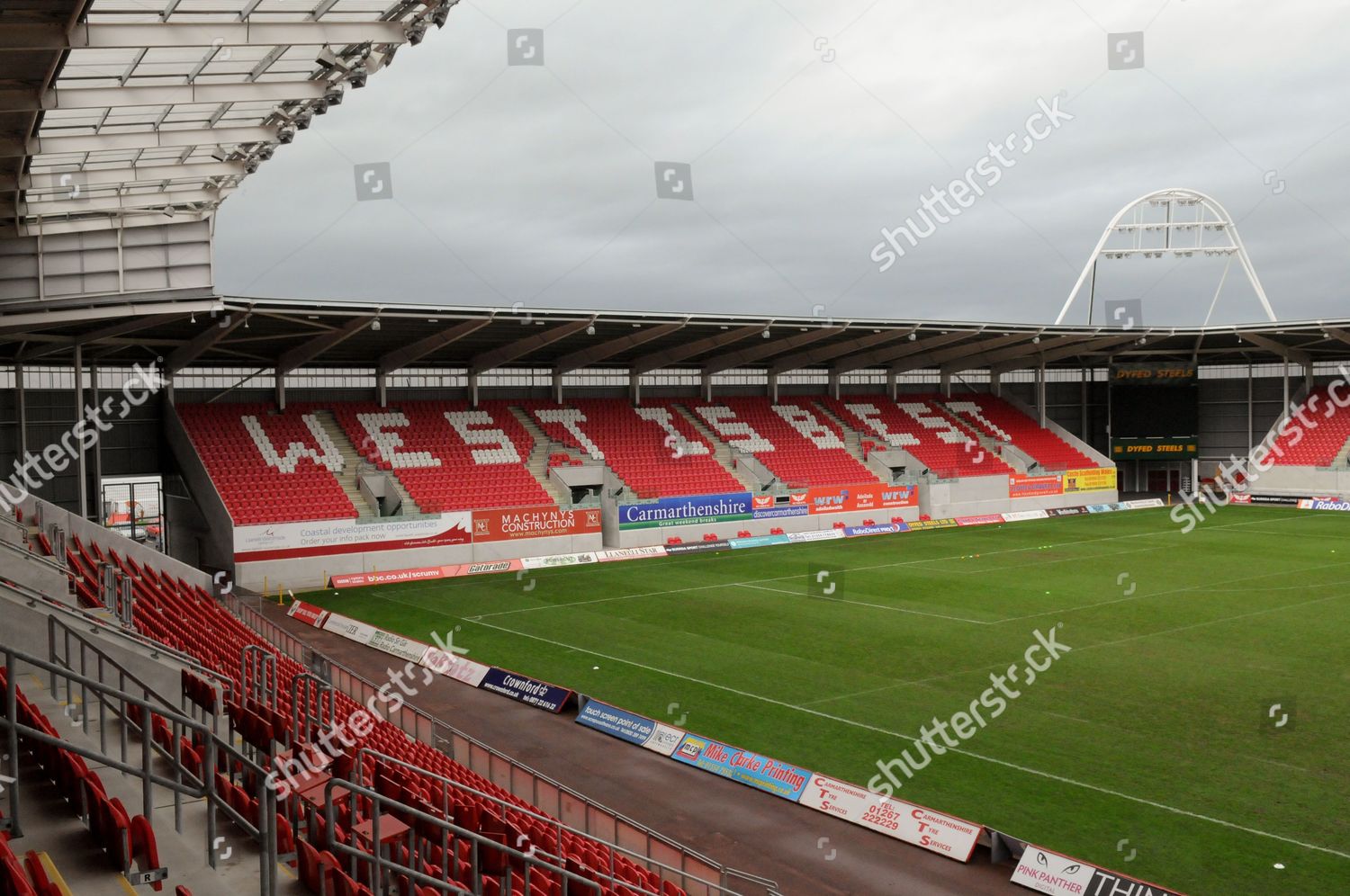 Parc Y Scarlets Stadium Home Scarlets Editorial Stock Photo - Stock ...