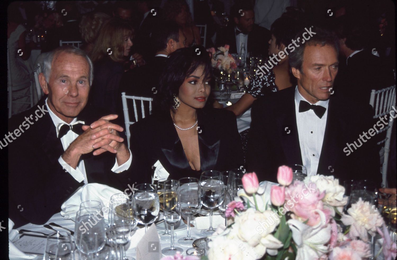 Johnny Carson Janet Jackson Clint Eastwood Editorial Stock Photo ...