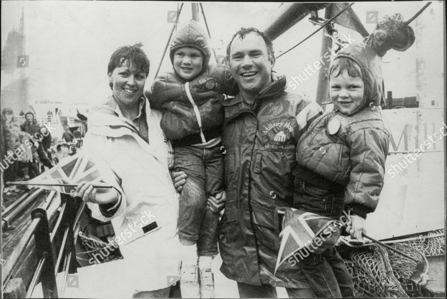 Adventurer Tom Mcclean His Family On Editorial Stock Photo - Stock ...