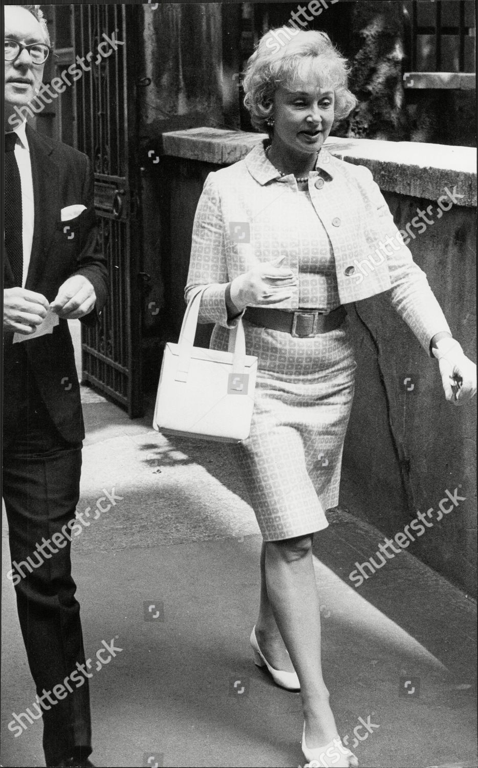 Googie Withers Actress Walking Street 1971 Editorial Stock Photo ...