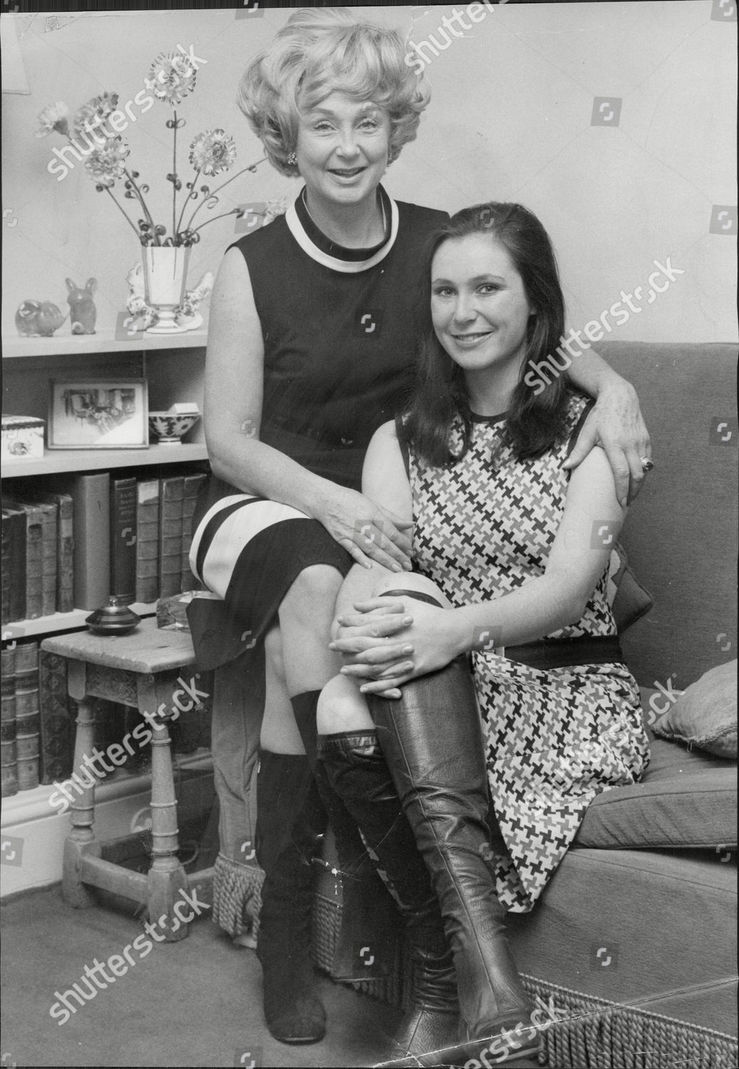 Googie Withers Daughter Joanna Mccallum Both Editorial Stock Photo ...