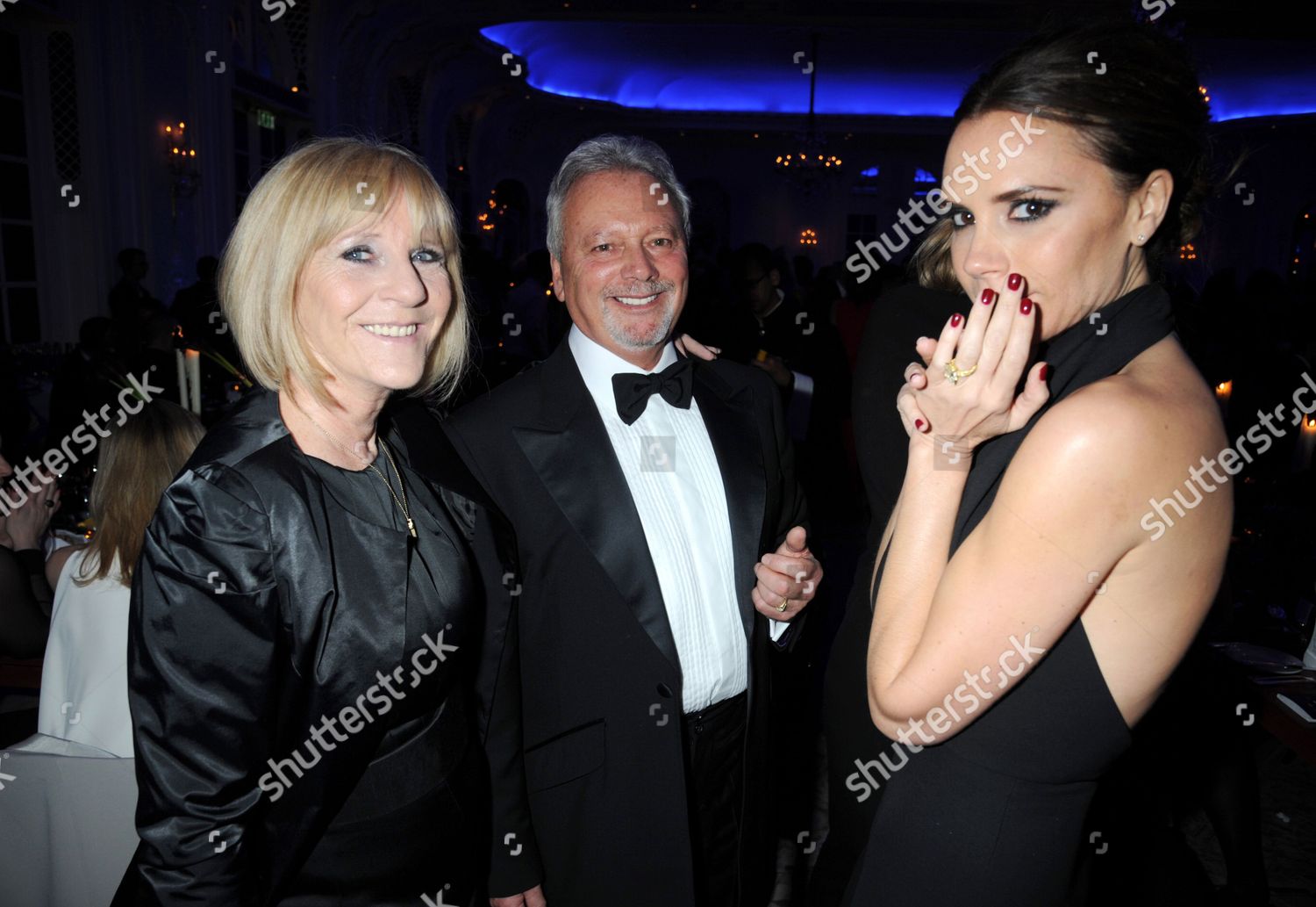 Victoria Beckham R Parents Jackie Tony Editorial Stock Photo - Stock ...