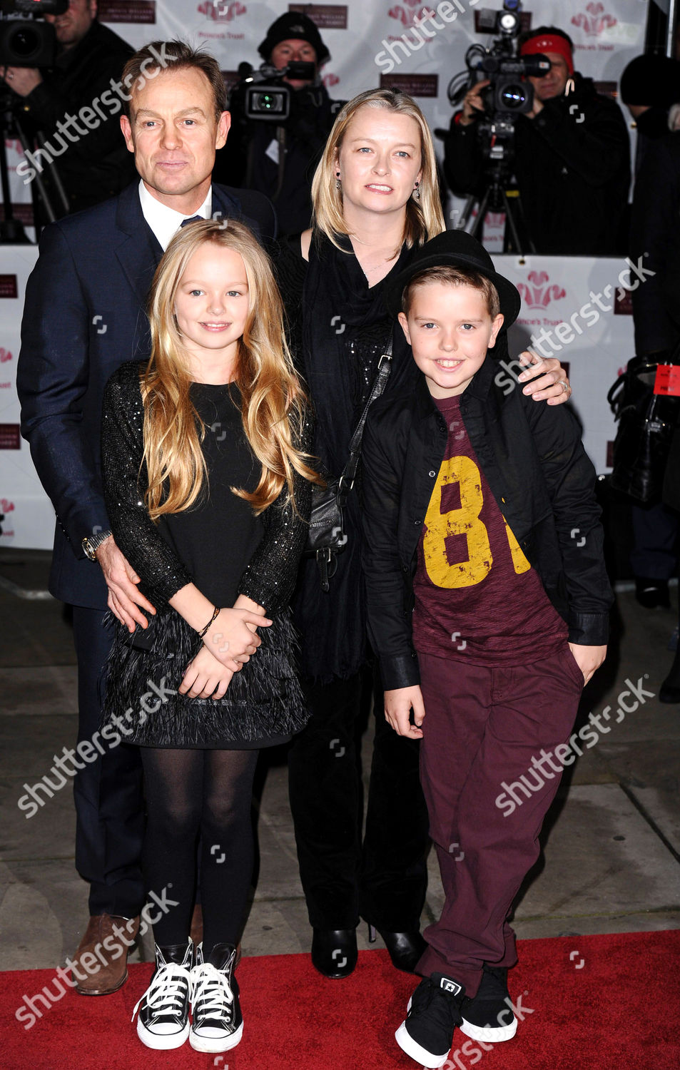 Jason Donovan Wife Angela Malloch Children Editorial Stock Photo ...