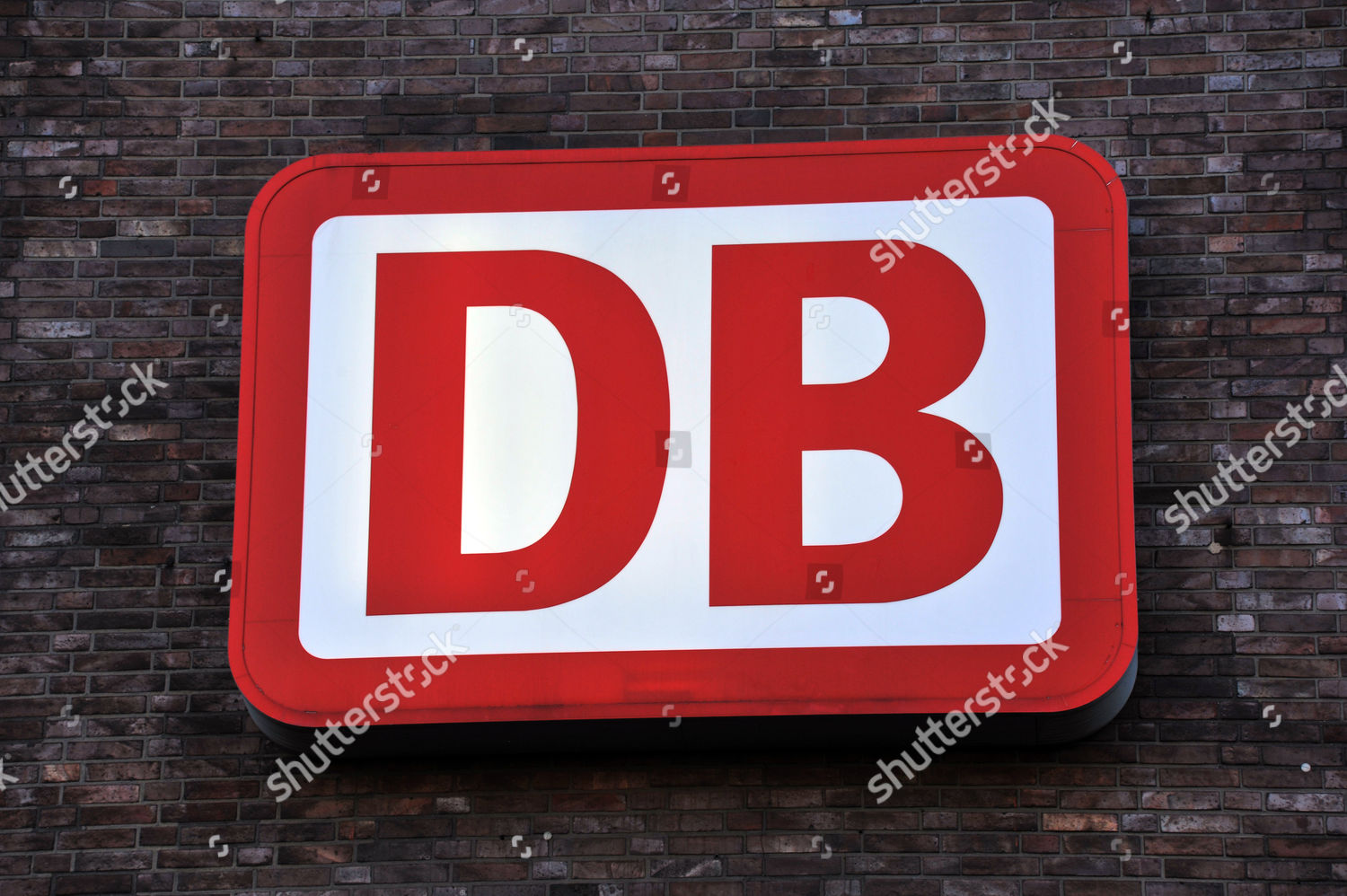 Deutsche Bahn German Railways Logo Dusseldorf Editorial Stock Photo ...