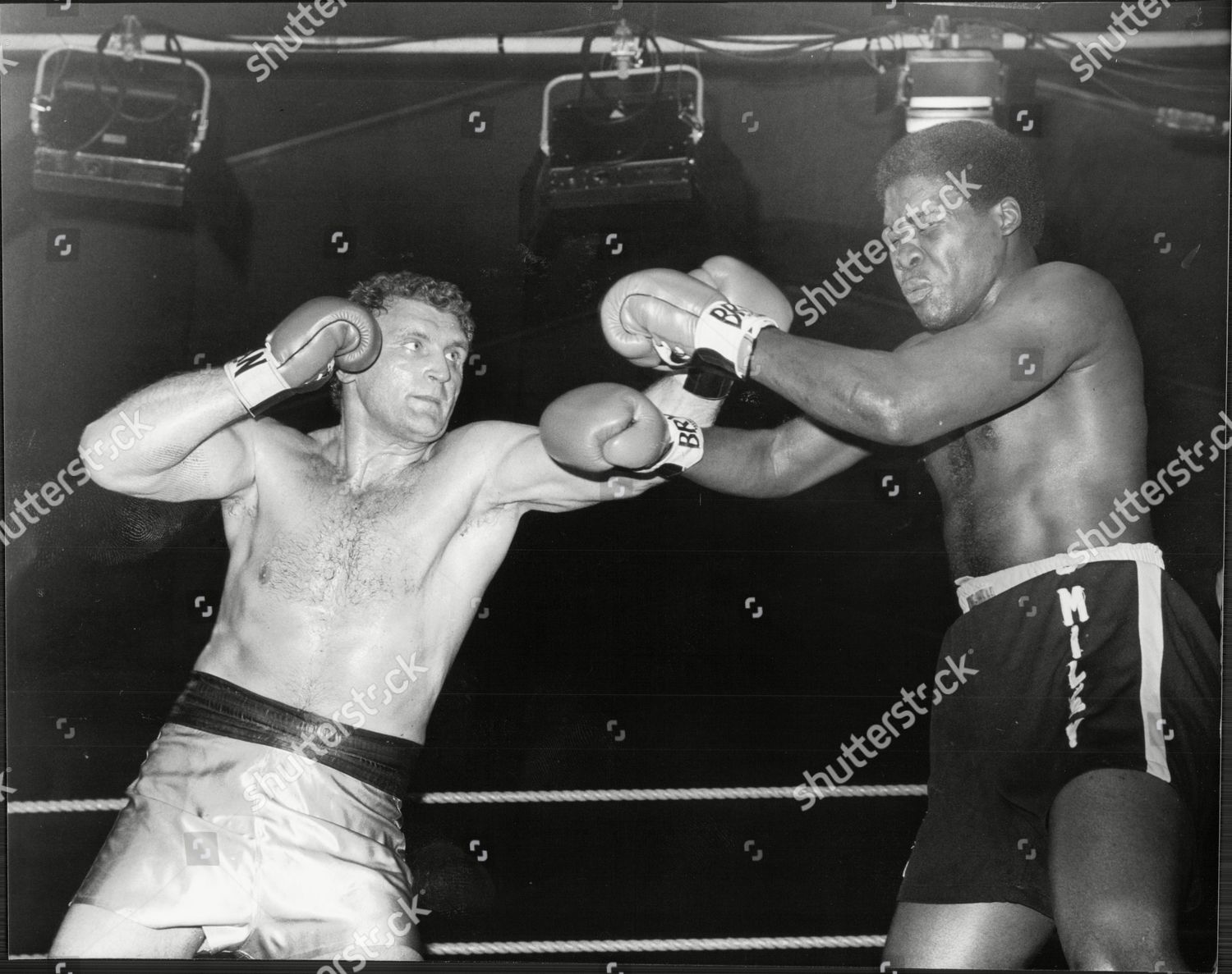 Boxer Joe Bugner Left Danny Sutton Editorial Stock Photo - Stock Image ...