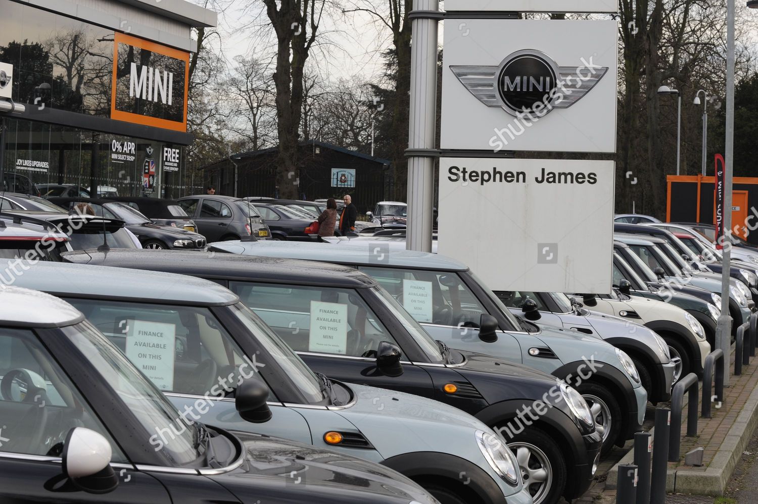 Bmw Mini Cars On Forecourt Bromley Editorial Stock Photo - Stock Image ...