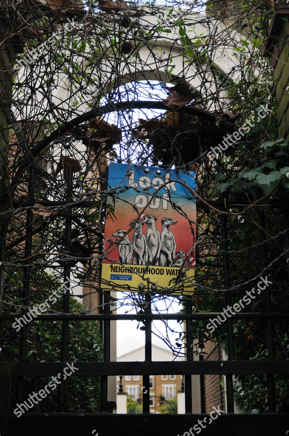 Look Out Neighbourhood Watch Sign Some Editorial Stock Photo - Stock ...