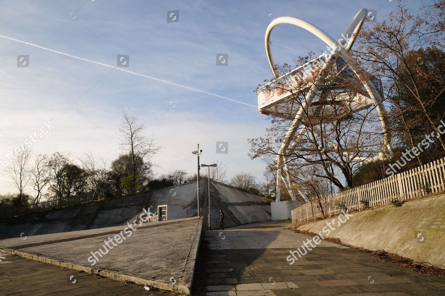Advertising Sculpture Hoarding Concrete Walkways Paths Editorial Stock ...