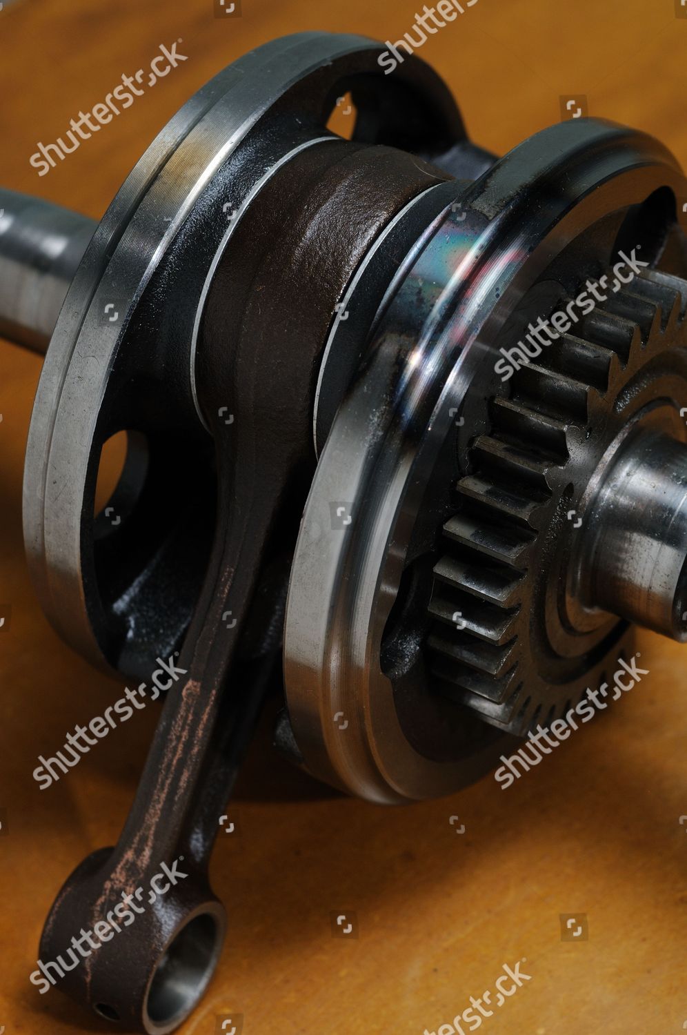 Crankshaft Single Cylinder Engine Connecting Rod Editorial Stock Photo ...