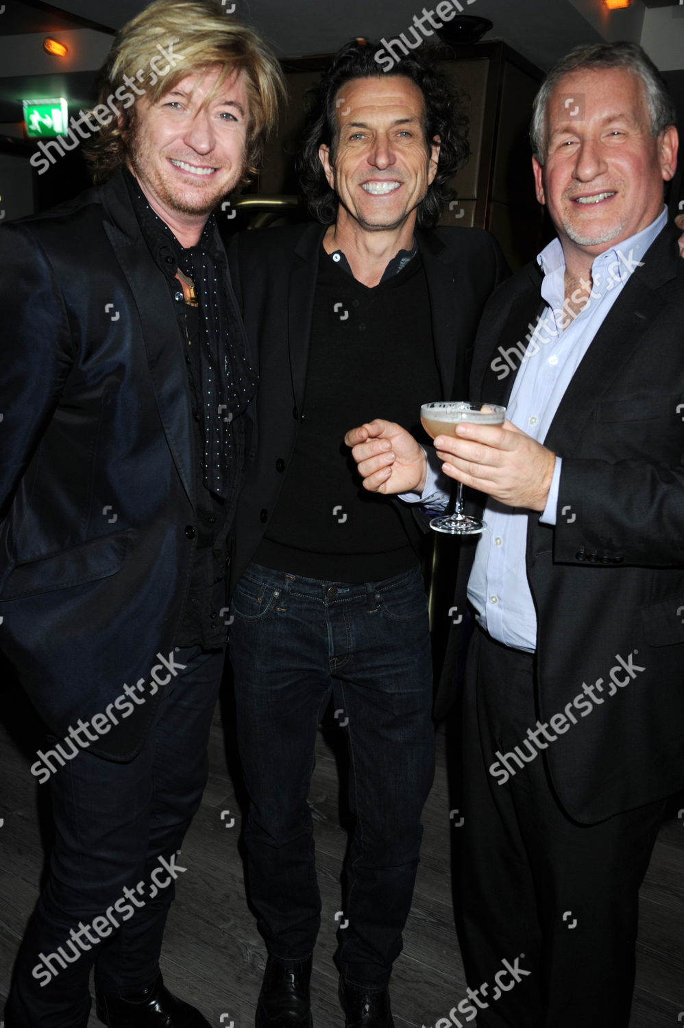 Nicky Clark Stephen Webster Simon Kelner Editorial Stock Photo - Stock ...