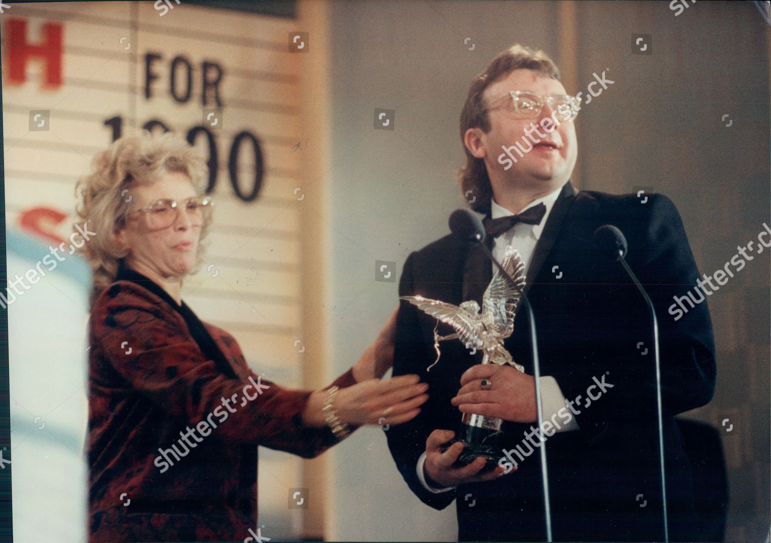 Billie Whitelaw Michael Eaton 1991 Evening Editorial Stock Photo ...
