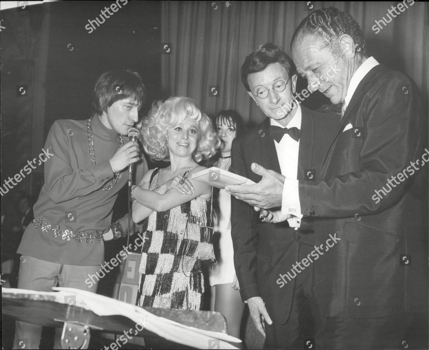 Dj Stuart Henry Left Actress Barbara Editorial Stock Photo - Stock ...