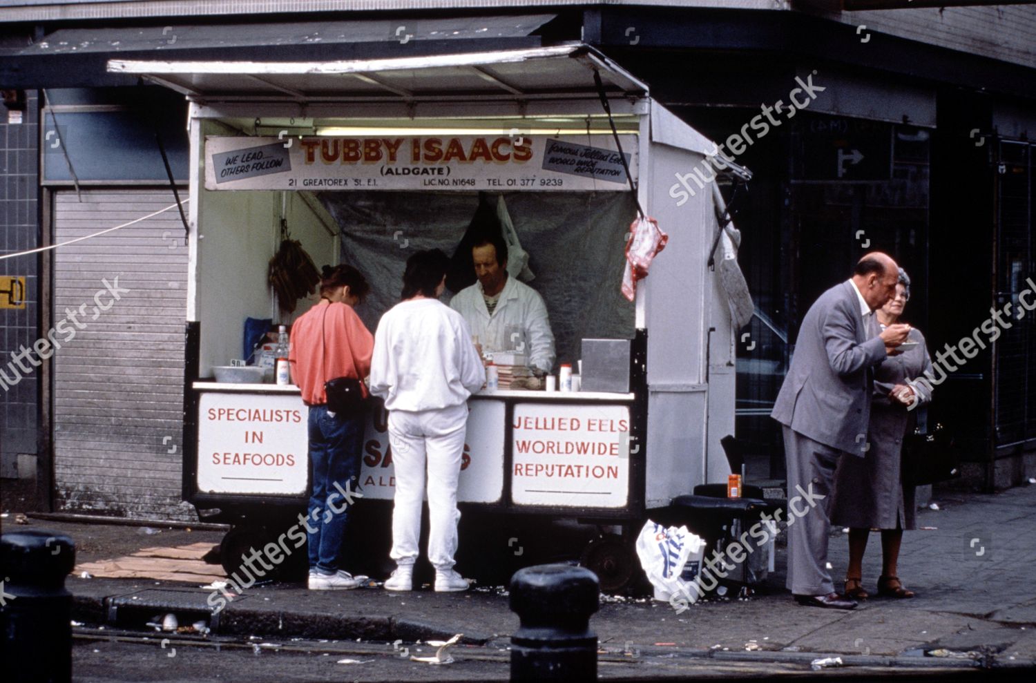Tubby Isaacs Seafood Stall Aldgate London Editorial Stock Photo - Stock ...