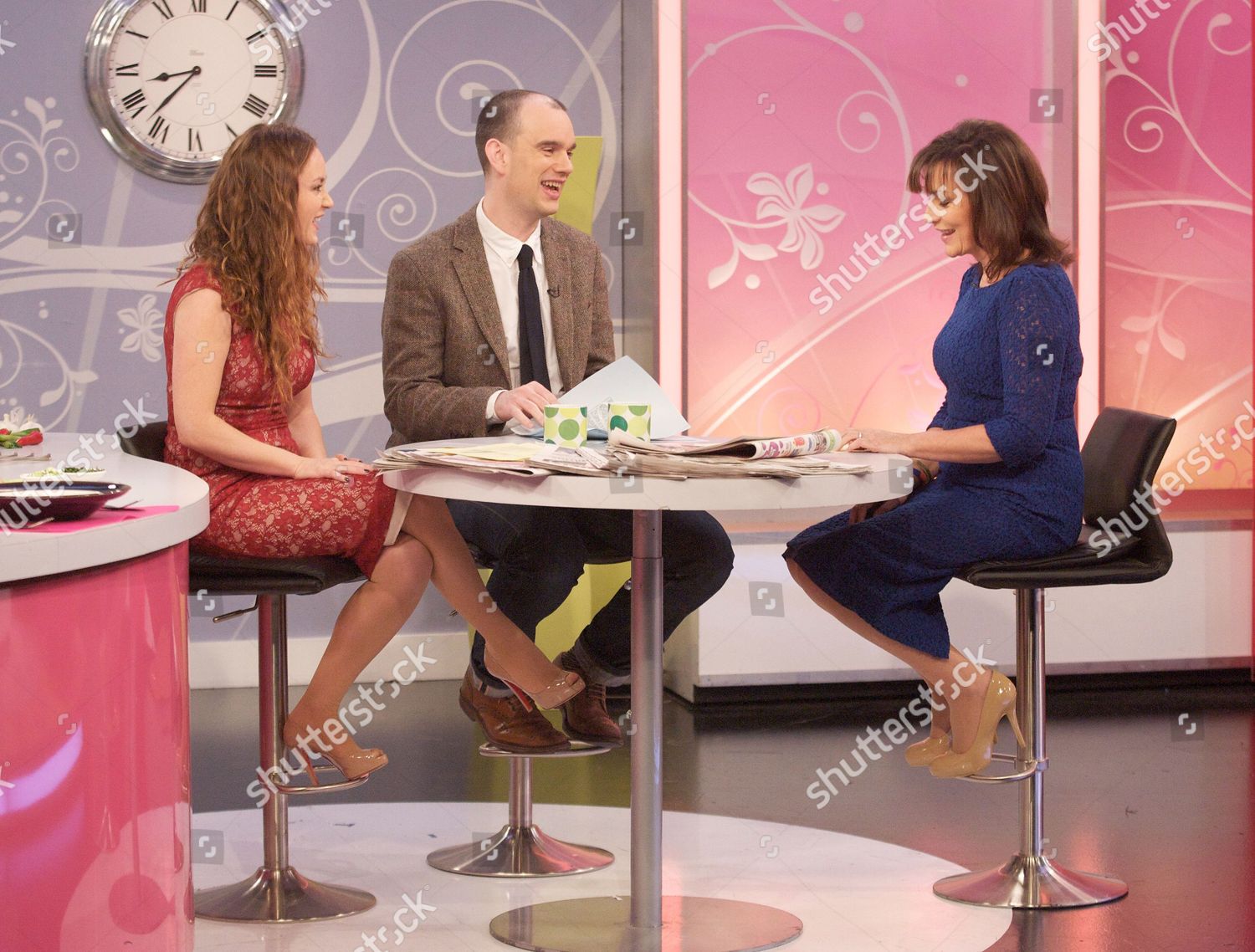 Martel Maxwell Sam Delaney Presenter Lorraine Editorial Stock Photo ...