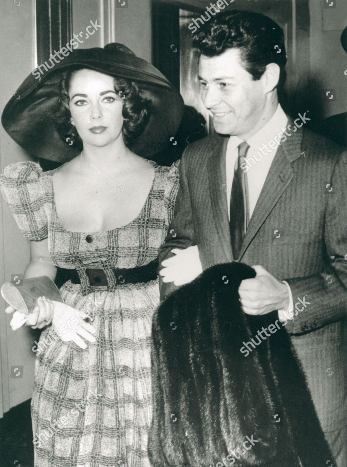 Elizabeth Taylor Elizabeth Taylor Eddie Fisher Editorial Stock Photo ...