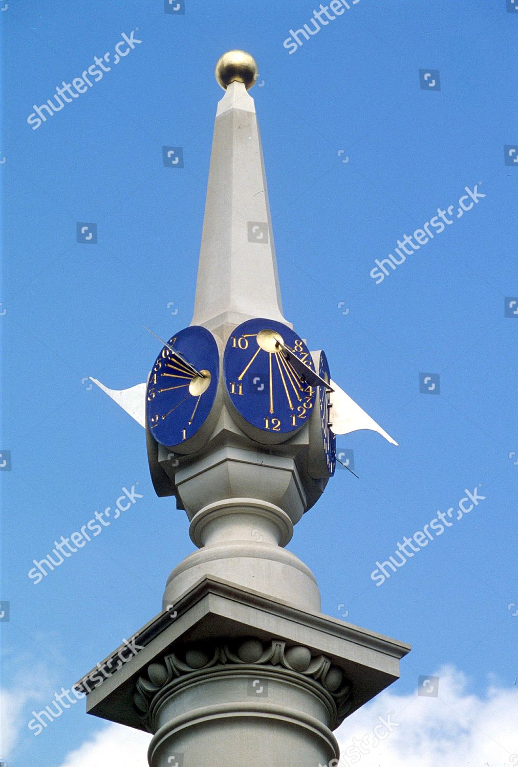 Sundial Seven Dials London Britain Editorial Stock Photo - Stock Image ...