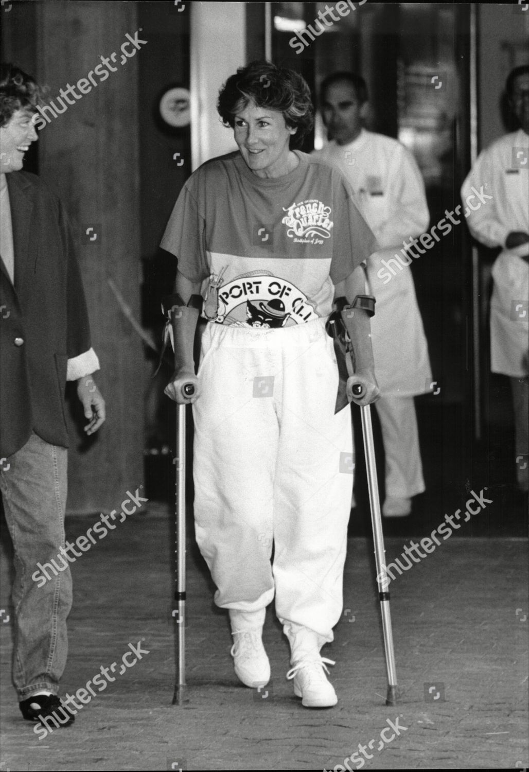 Patti Palmer Tomkinson Leaving Davos Hospital Editorial Stock Photo ...