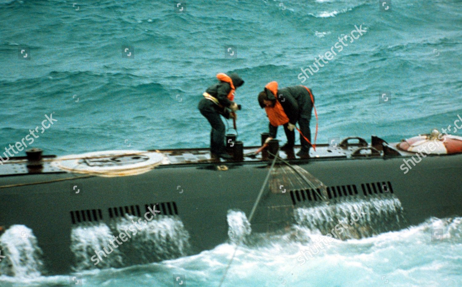 Russian Submarine Caught Nets Norwegian Trawler Editorial Stock Photo ...