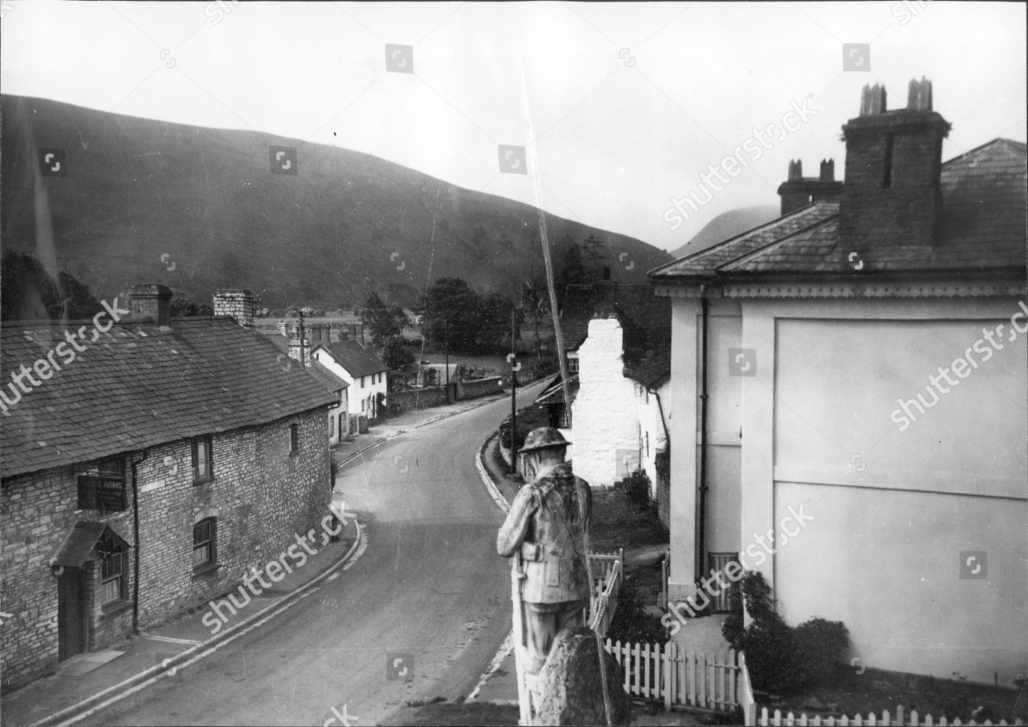 Wales Radnorshire Old Radnor Showing War Editorial Stock Photo - Stock ...