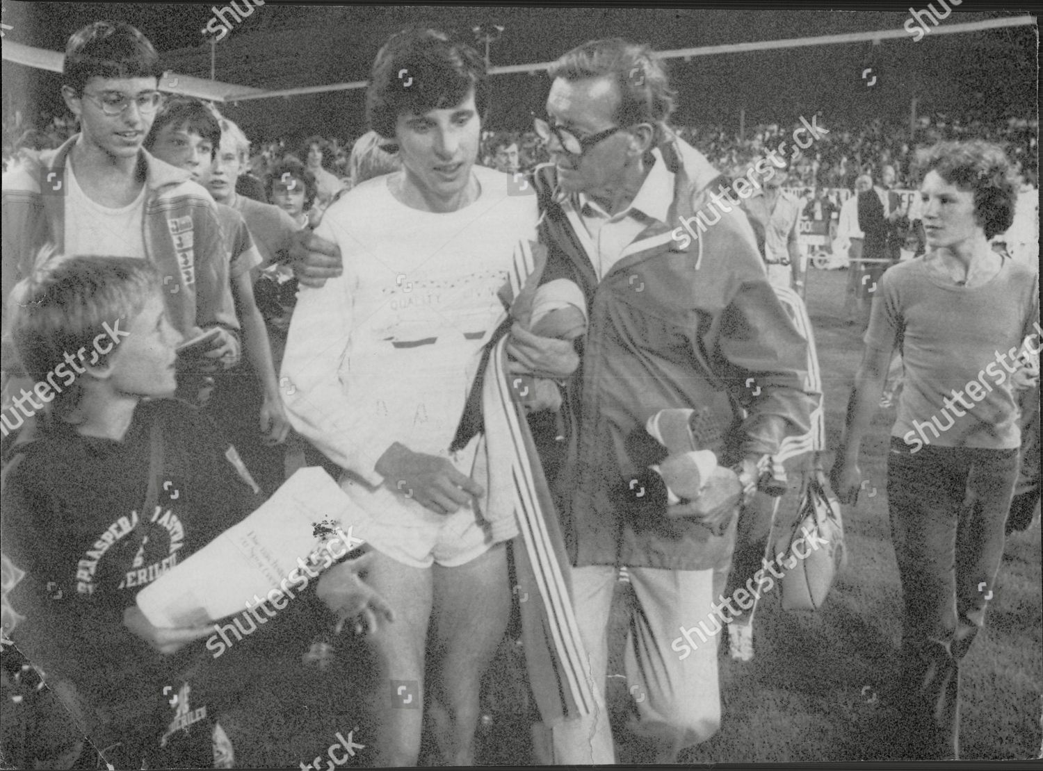 Sebastian Coe Athlete Father Peter Coe Editorial Stock Photo - Stock ...