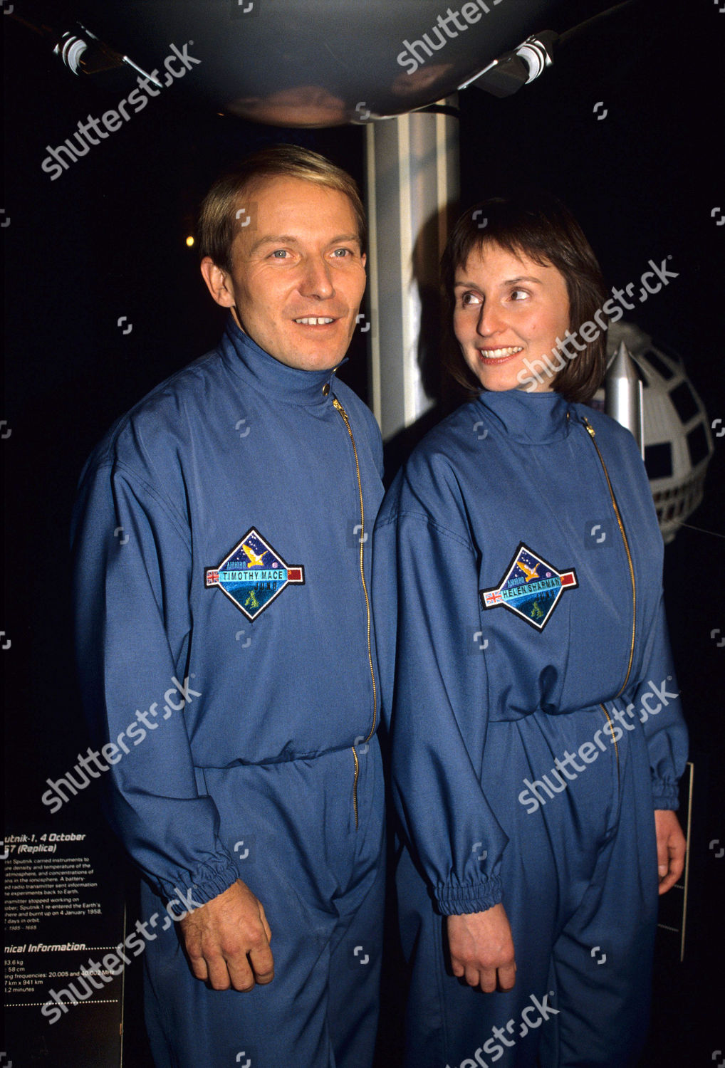 British Astronauts Tim Mace Helen Sharman Editorial Stock Photo - Stock ...