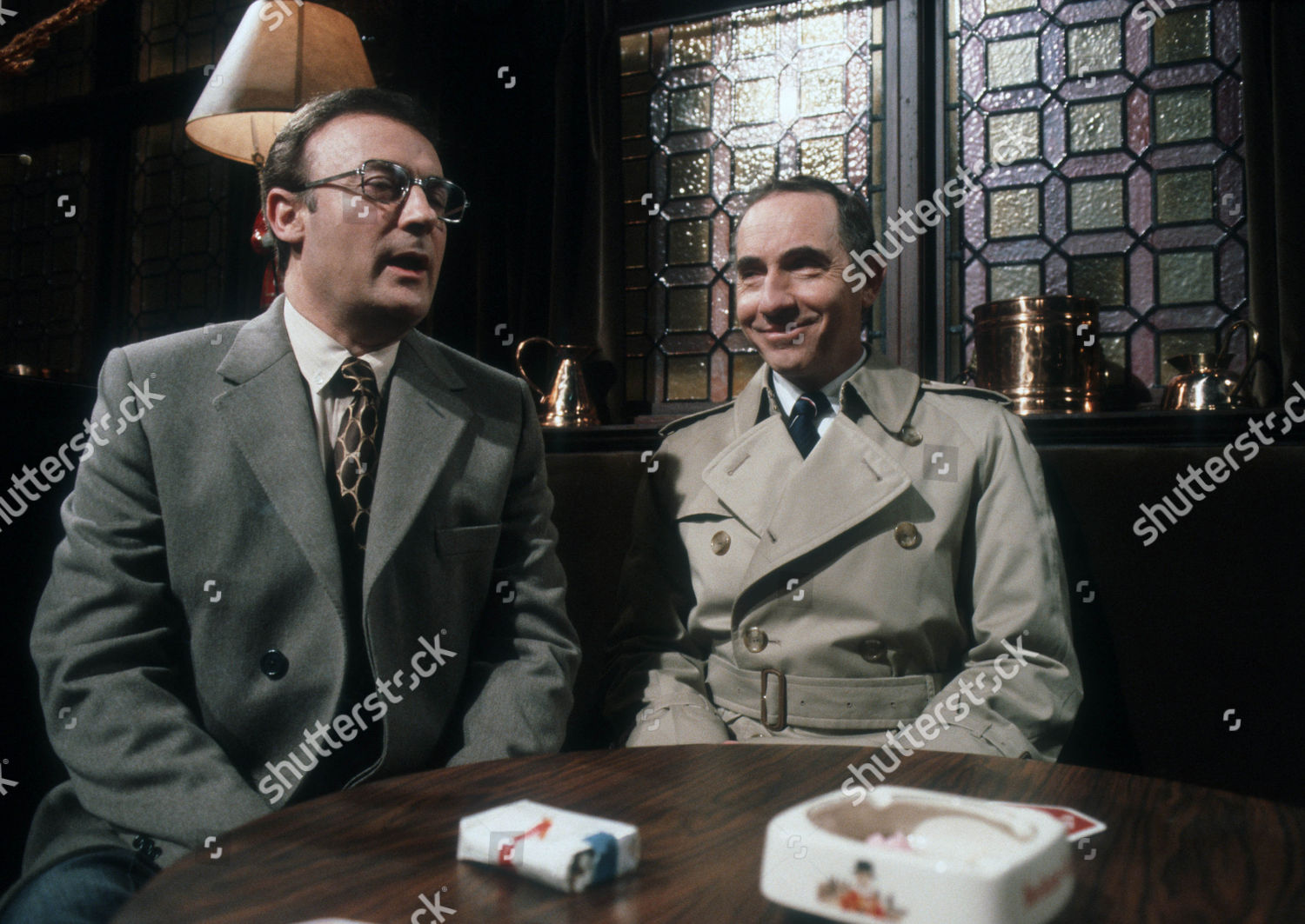Edward Woodward Ian Nigel Hawthorne Trevor Editorial Stock Photo ...