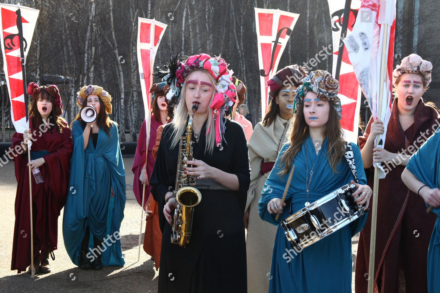 Soas Samba Band Girl Band Gaggle Editorial Stock Photo - Stock Image ...