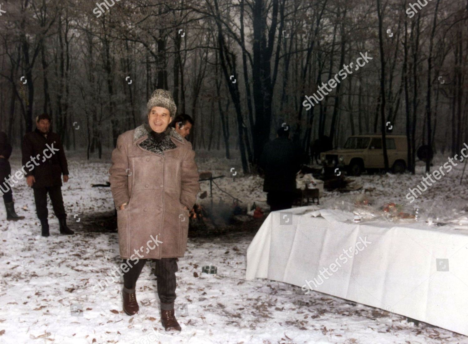 Nicolae Elena Ceausescu Hunting Editorial Stock Photo - Stock Image ...