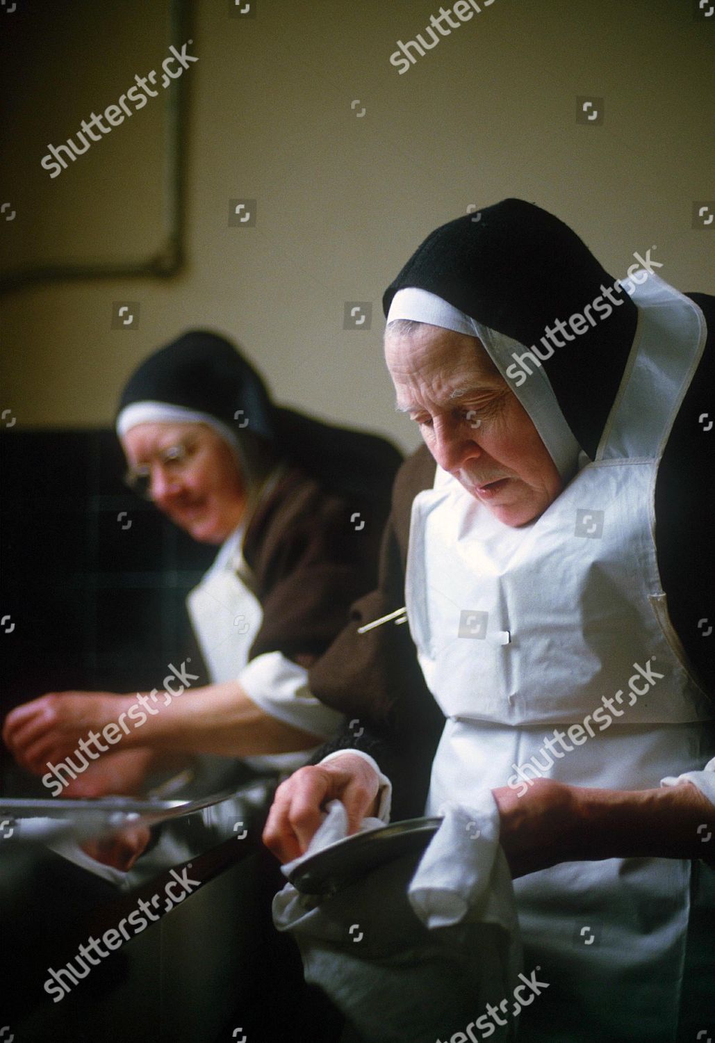 Nuns Carmelite Order Sewing Editorial Stock Photo - Stock Image ...