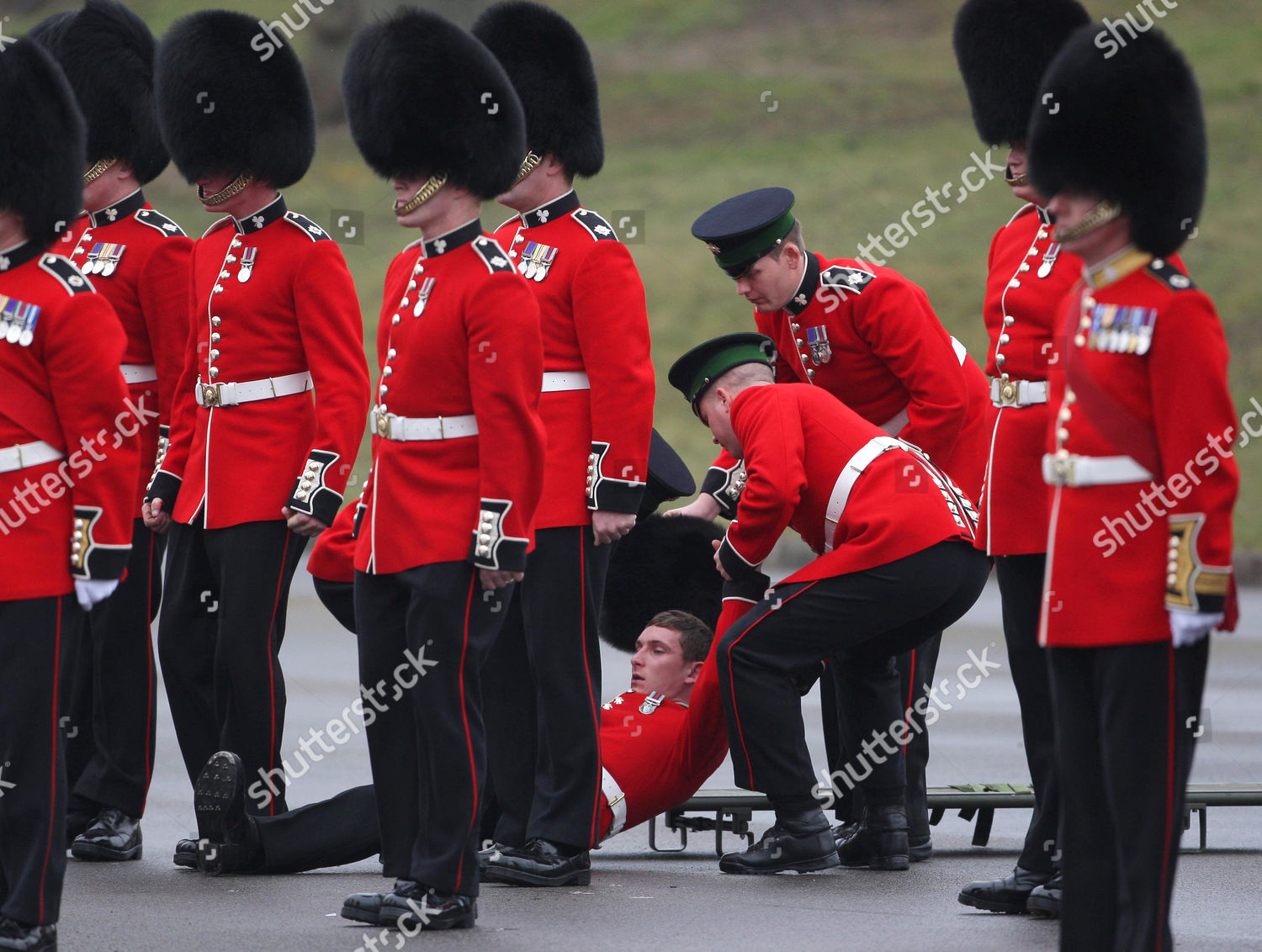 Irish Guard Fainting Editorial Stock Photo - Stock Image | Shutterstock