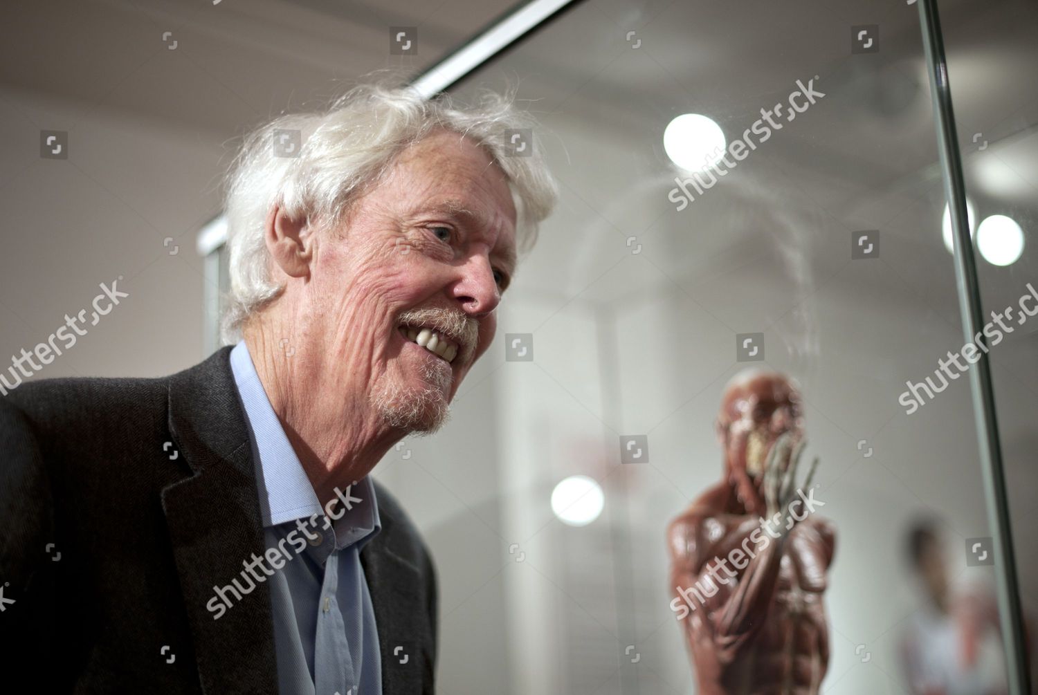 Richard Neave Examines Model Sprinter Richard Editorial Stock Photo ...