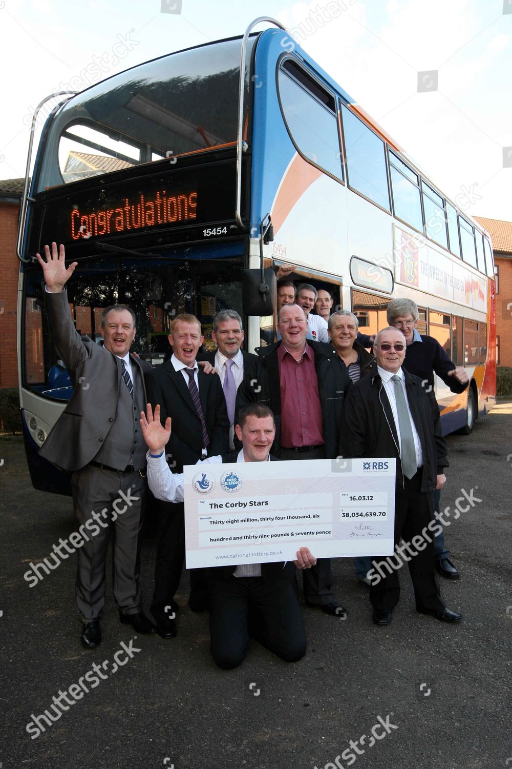 Winning Bus Drivers Celebrate Their Win Editorial Stock Photo - Stock ...