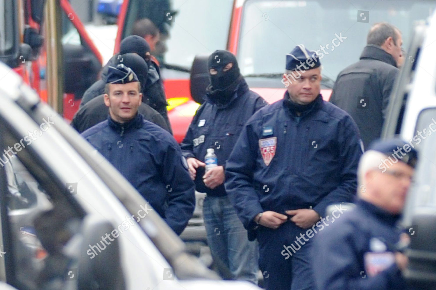 Masked Antiterrorist Raid Officers Armed Siege Editorial Stock Photo ...