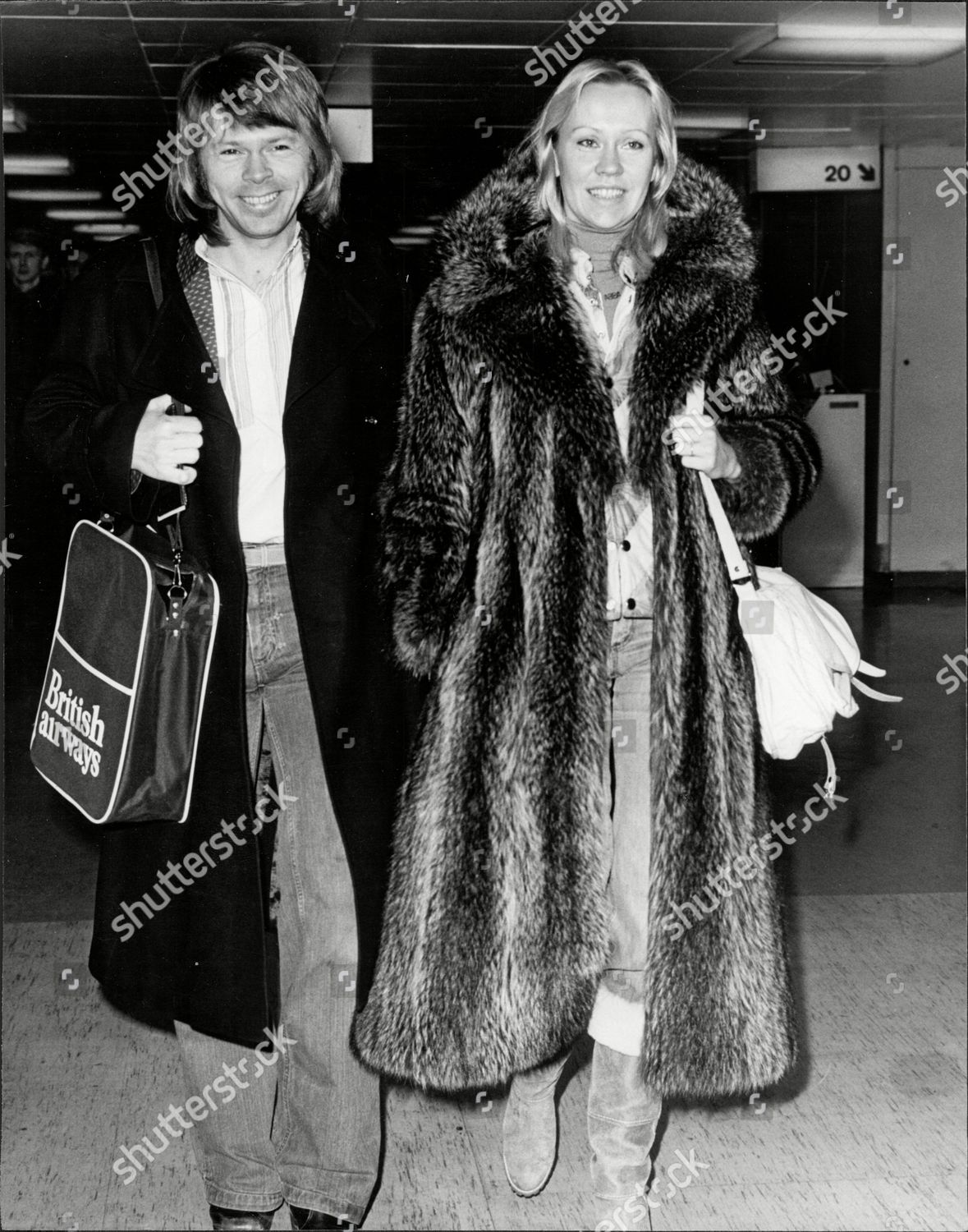 Agnetha Faltskog Husband Bjorn Ulvaeus Pop Editorial Stock Photo ...