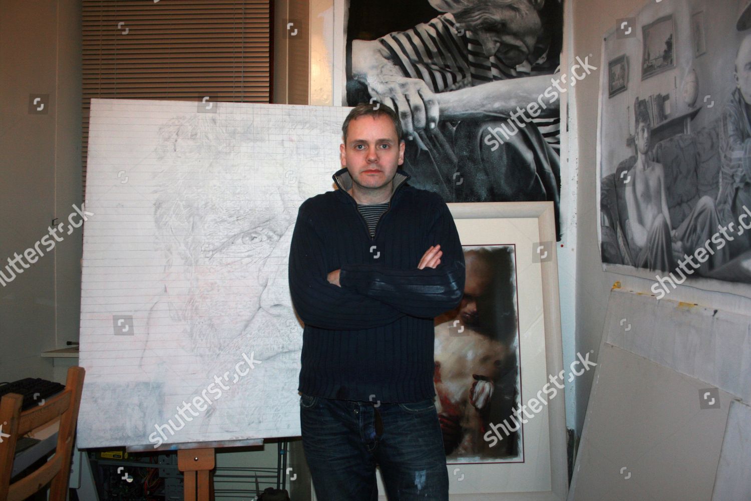 Paul Cadden Some His Drawings Editorial Stock Photo - Stock Image ...