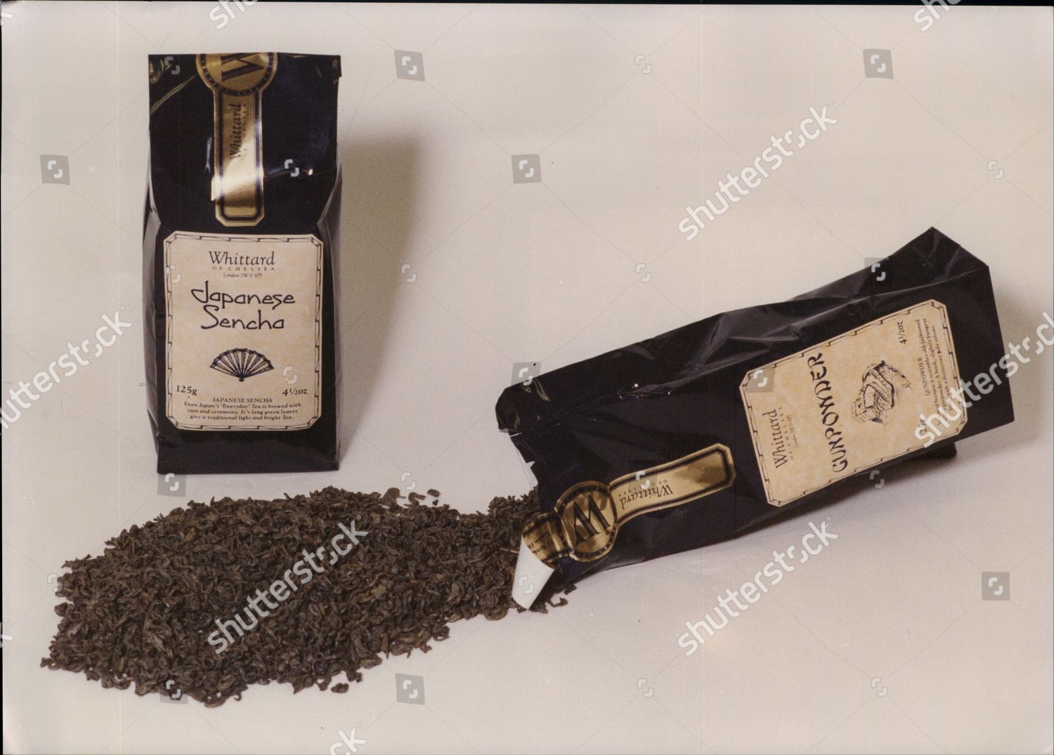 Bags Japanese Sencha Gunpowder Green Tea Editorial Stock Photo - Stock ...
