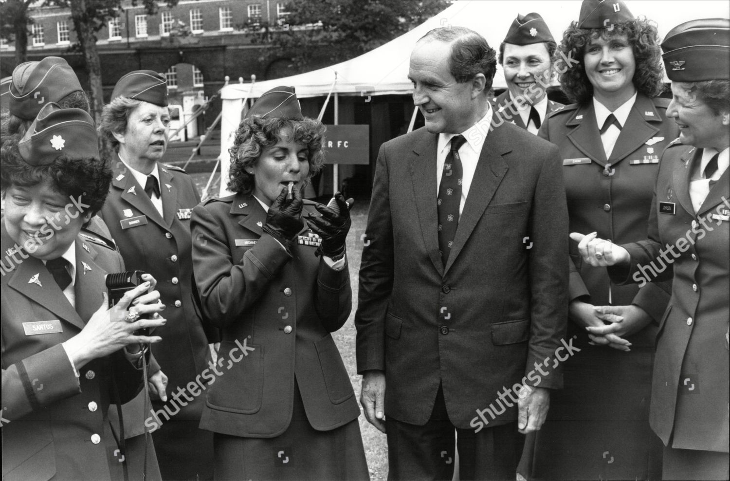 Defence Secretary George Younger Smiles Captain Editorial Stock Photo ...