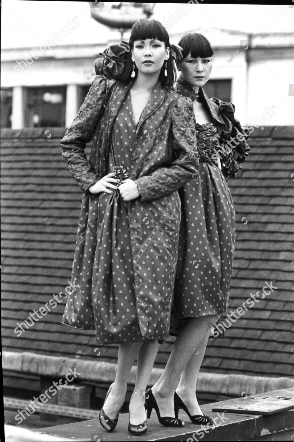 Models Ellen Liu Grace Yu Wearing Editorial Stock Photo - Stock Image ...