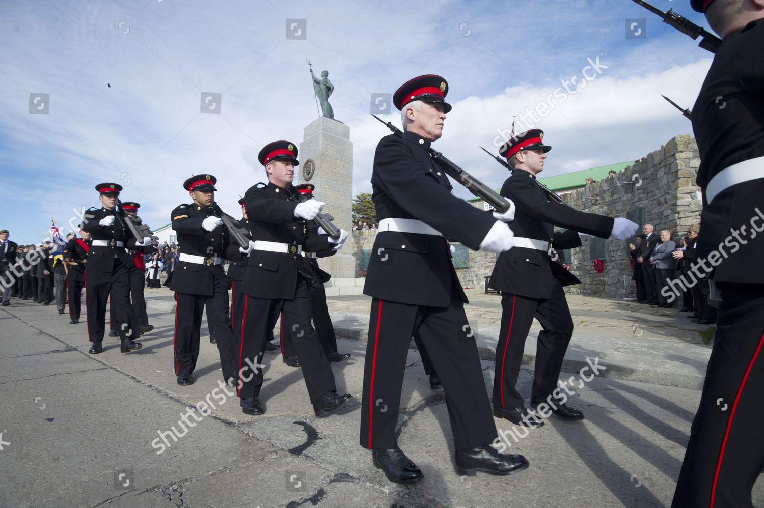 MEMBERS FALKLAND ISLANDS DEFENCE FORCE Editorial Stock Photo - Stock ...