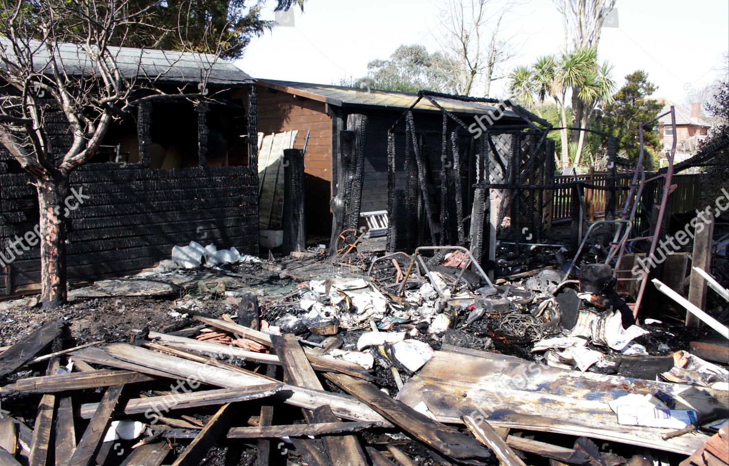 Damage Caused By Fire Editorial Stock Photo - Stock Image | Shutterstock