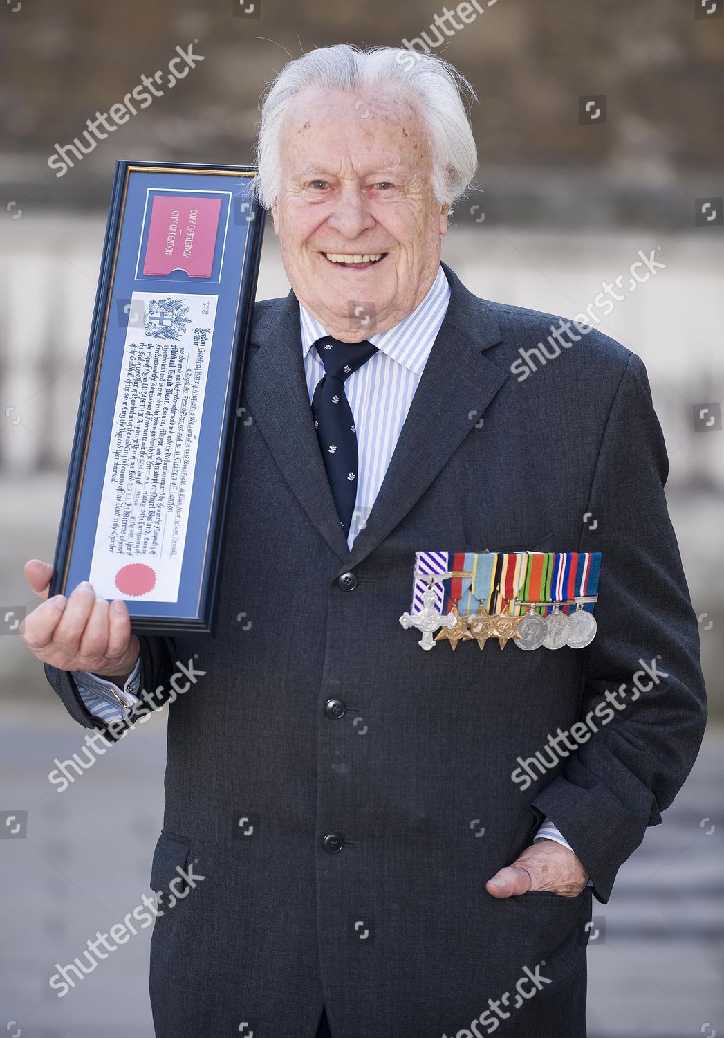 Squadron Leader Geoffrey Wellum Dfc Youngest Editorial Stock Photo ...