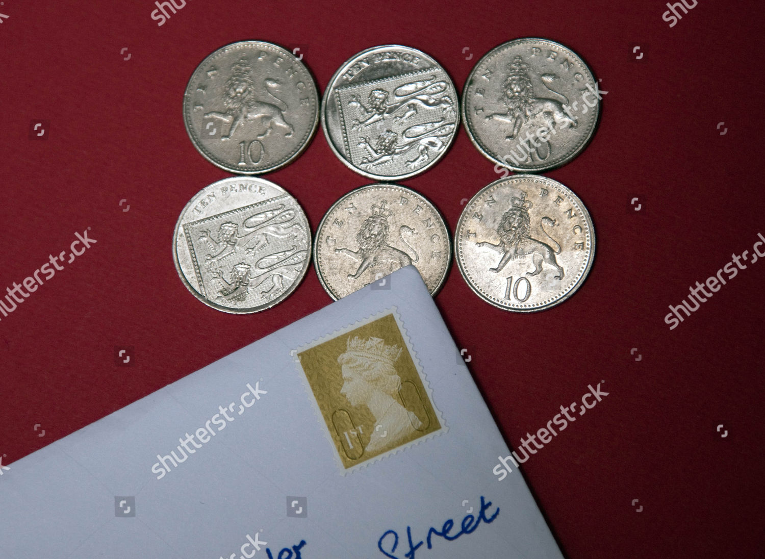 Stamp 1st Class Letter Cost 60 Editorial Stock Photo - Stock Image ...