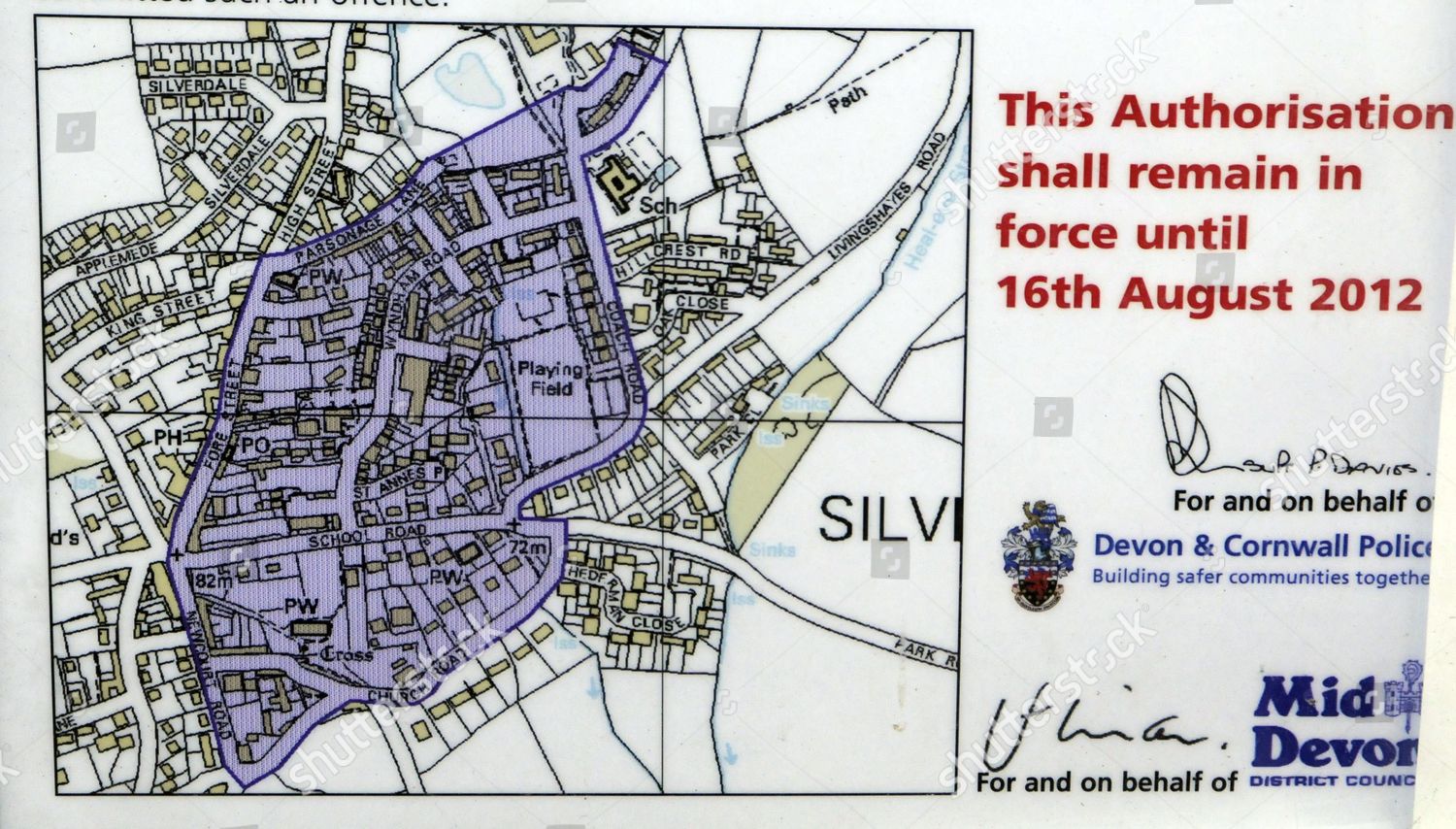 Map Showing Dispersal Zone Editorial Stock Photo - Stock Image ...