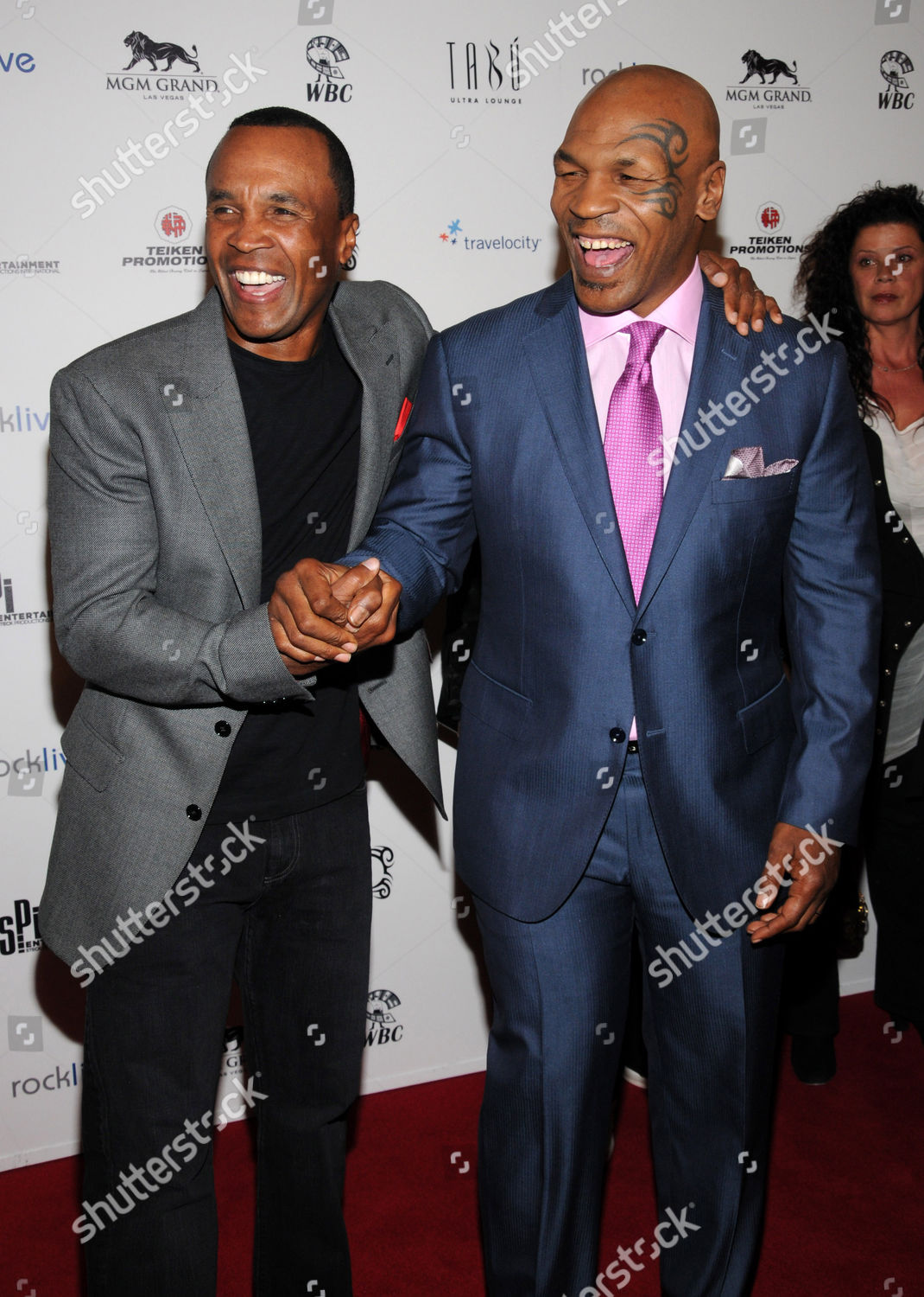 Sugar Ray Leonard Mike Tyson Editorial Stock Photo - Stock Image ...